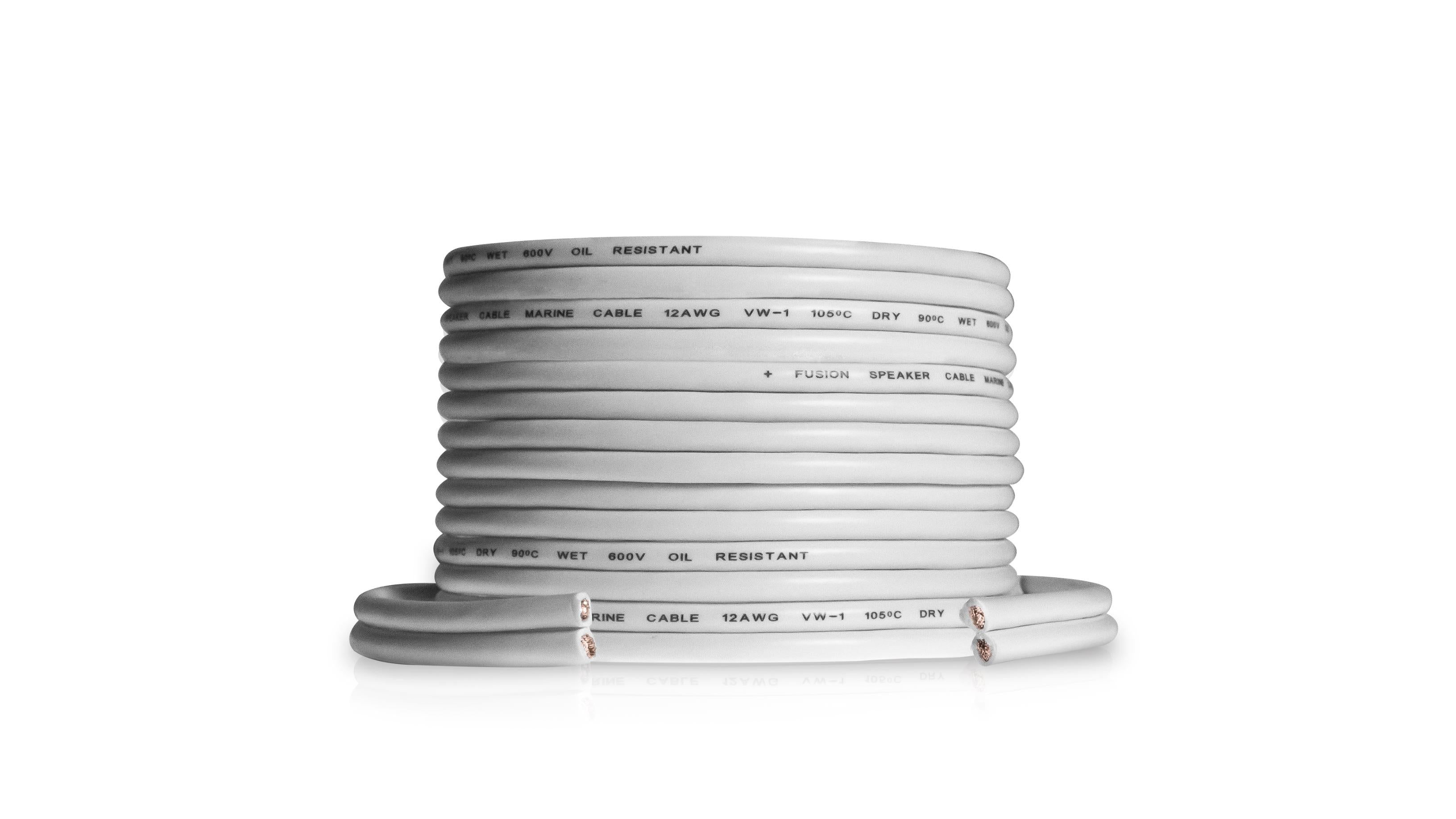 Fusion Speaker Wire - 12 AWG 25' (7.62M) Roll – BassFishin Electronics, LLC