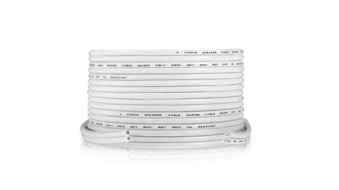 Fusion Speaker Wire - 16 AWG 50' (15.2M) Roll – BassFishin Electronics, LLC