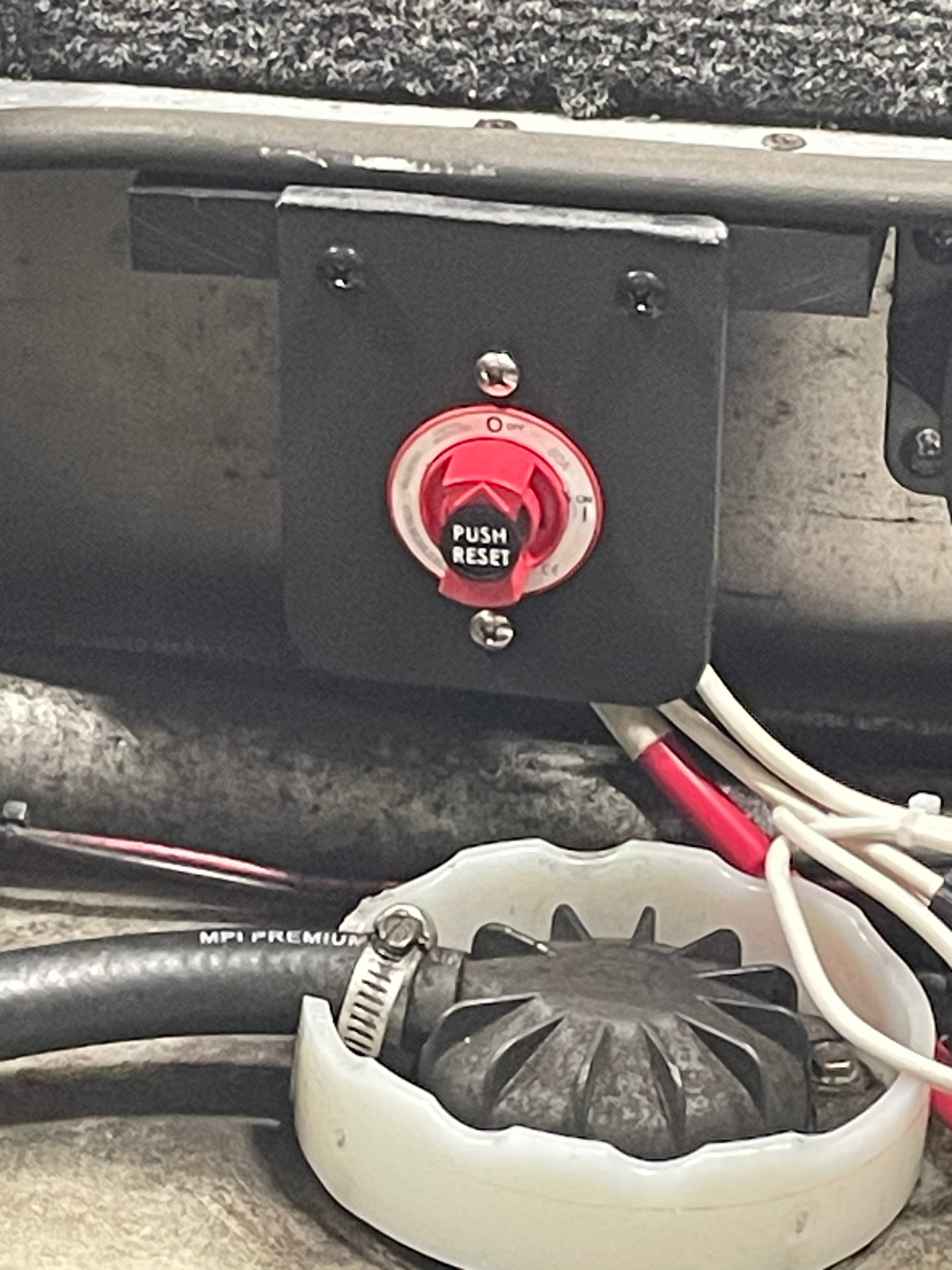 BFE Trolling Motor/Shallow Water Anchor Cutoff Panel w/ Egis Switch ...