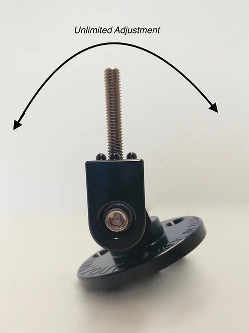 Balzout Black w/ Silver Knobs Pivot Knuckle – BassFishin Electronics, LLC